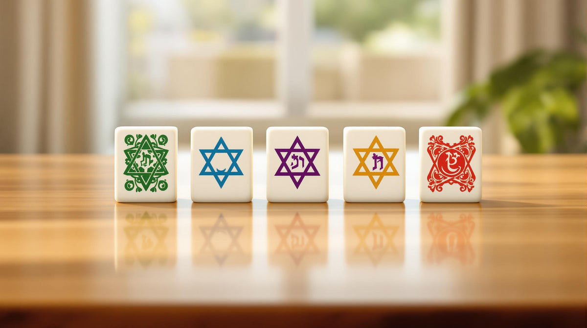 Jewish Mahjong Symbols: 5 Sacred Designs – GoldieLox